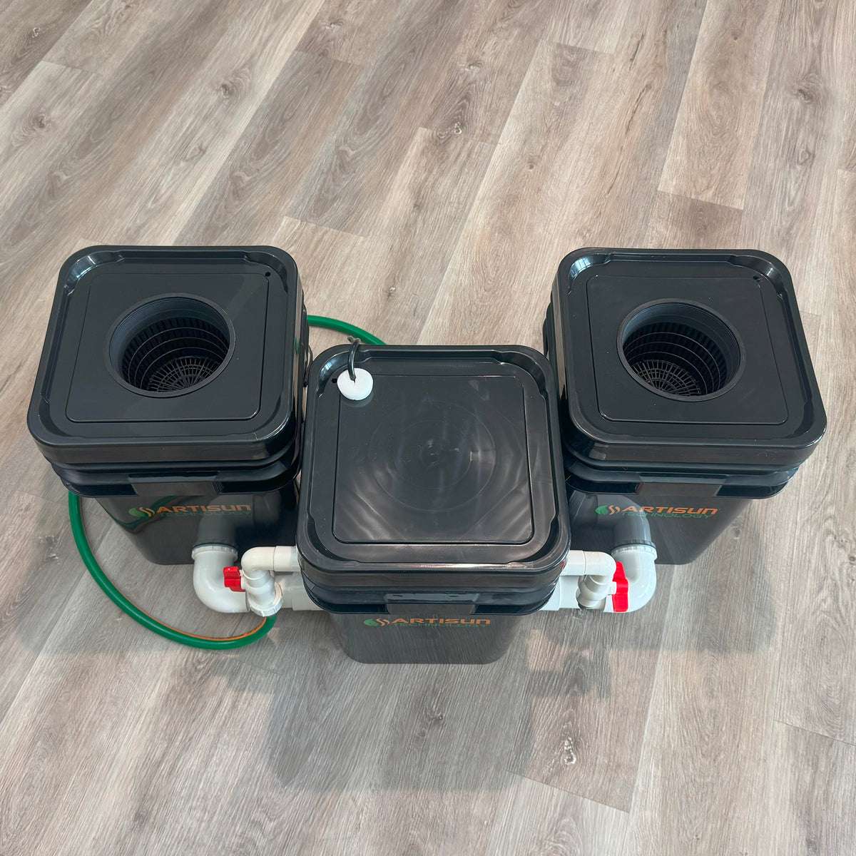 RDWC Hydroponic System 8 gallon 2-site, Recirculating DWC System