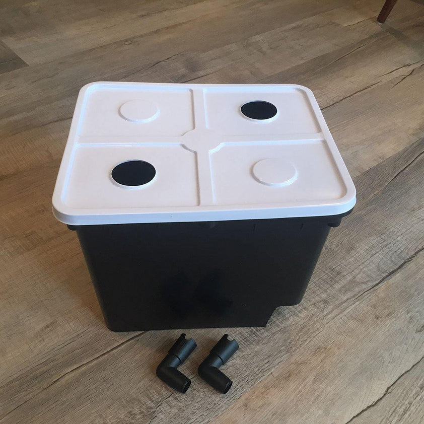 Shop Dutch Bucket Lids White 12"x10" | 10-Pack w/ Pre-Cut Holes